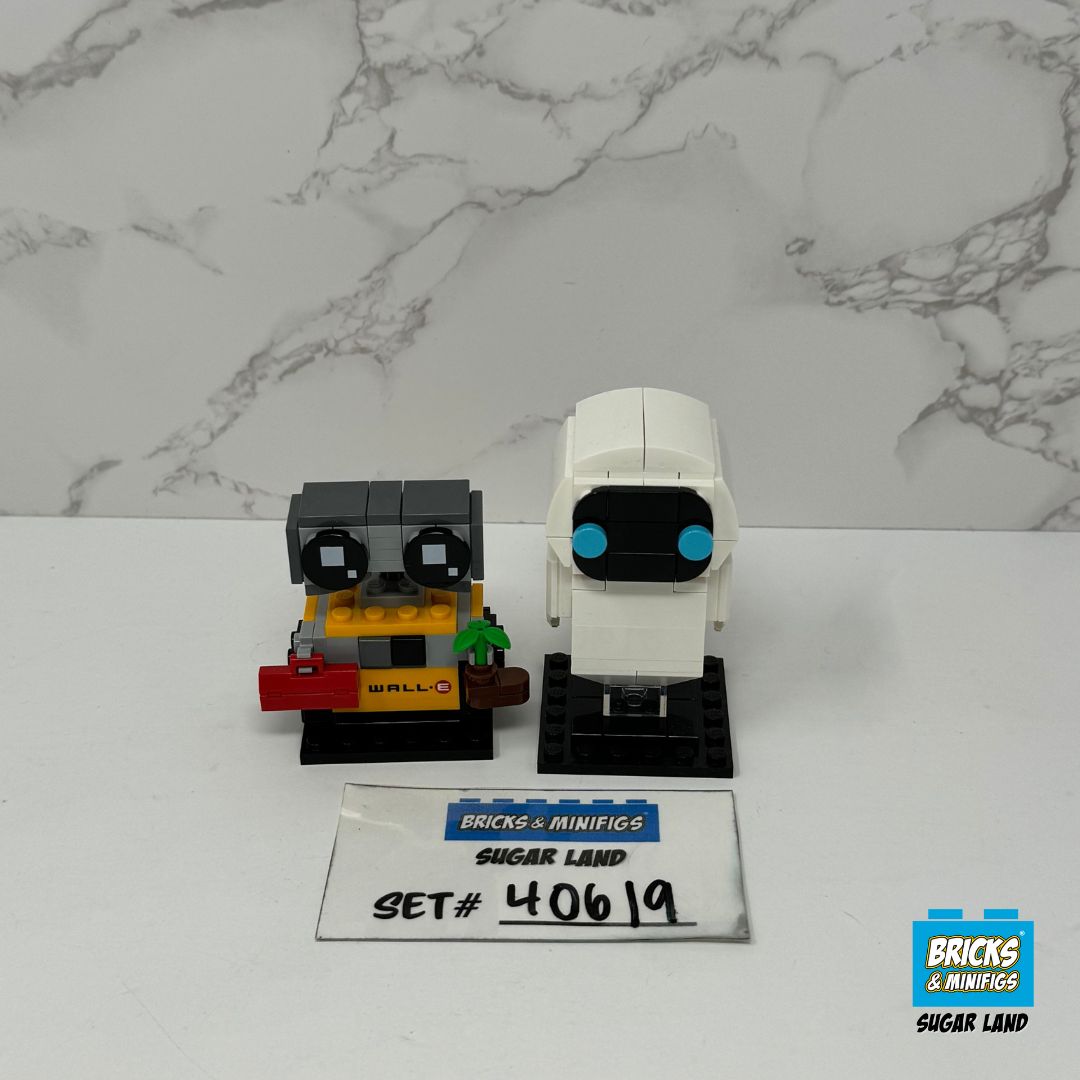 40619 - Eve & Wall-E Brickheadz (U) – Bricks & Minifigs Sugar Land